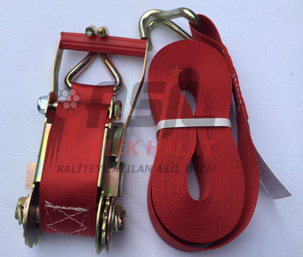 Araç Sabitleme Spanzeti Lamalı Set Çekici Spanzeti 50mm | Asil Çelik Halat